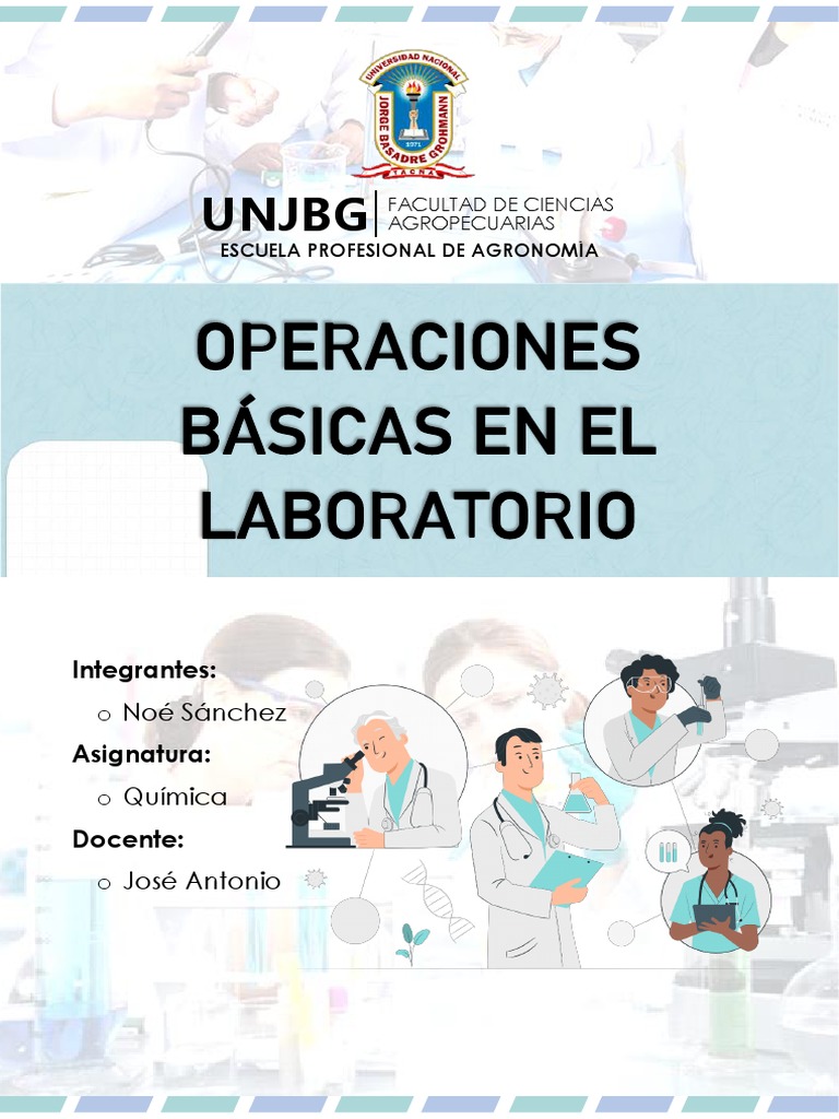Operaciones Basicas en El Laboratorio | PDF | Balanza | Laboratorios