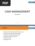 Vault Cash Management | PDF | Bank Vault | Cash