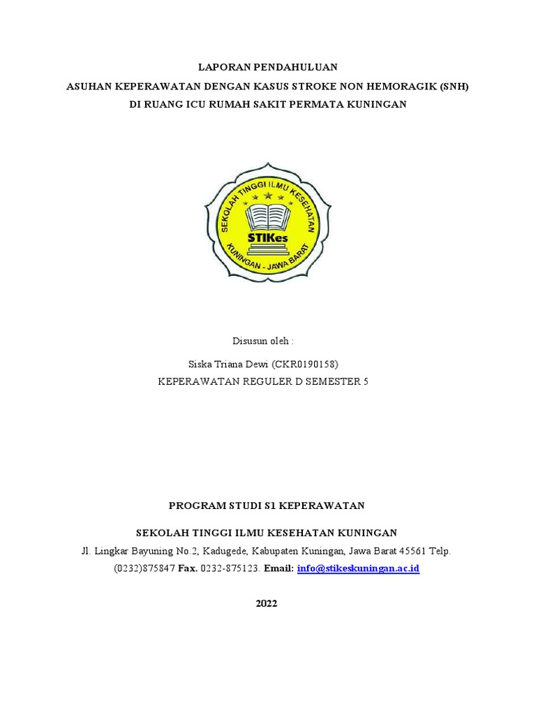 LP Stroke Non Hemoragik | PDF