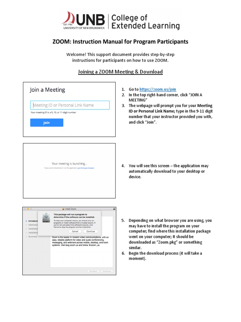 A Step-by-Step Guide to Using Zoom: Instructions for Joining Meetings ...