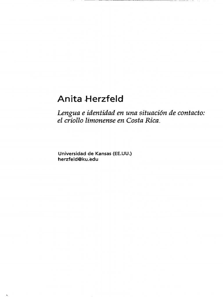 El Criollo Limonense en CR | PDF