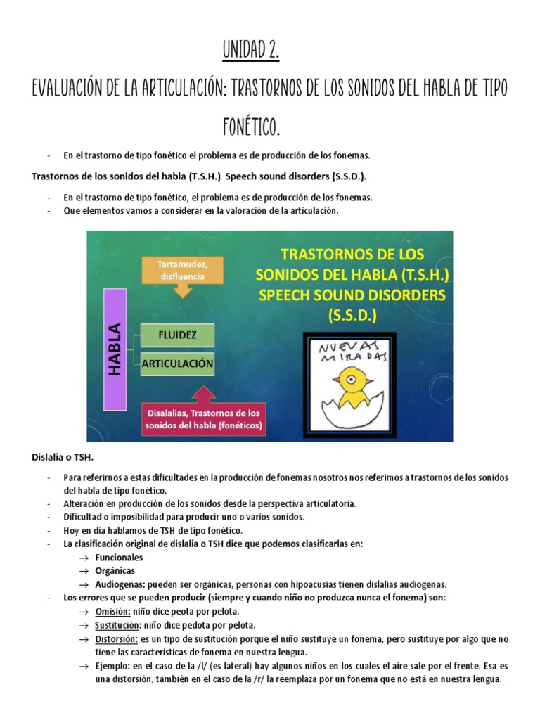 Evaluación de La Articulación | PDF | Fonética | Fonología