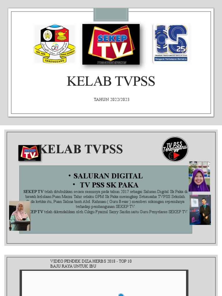 Kelab Tvpss-Pertemuan Pertama Kelabtvpss2022 | PDF