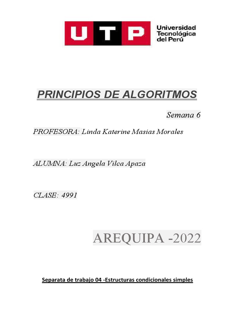 S06.s1PRINCIPIOS DE ALGORITMOS | PDF