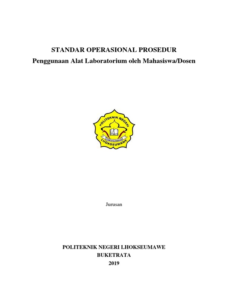 SOP Penggunaan Alat Laboratorium | PDF