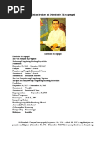 Talambuhay Ni Diosdado Macapagal | PDF