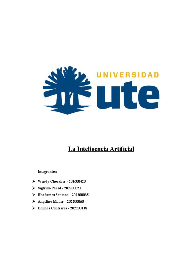Trabajo Final Inteligencia Artificial | PDF | Inteligencia artificial ... Trabajo Final Inteligencia Artificial | PDF | Inteligencia artificial ...