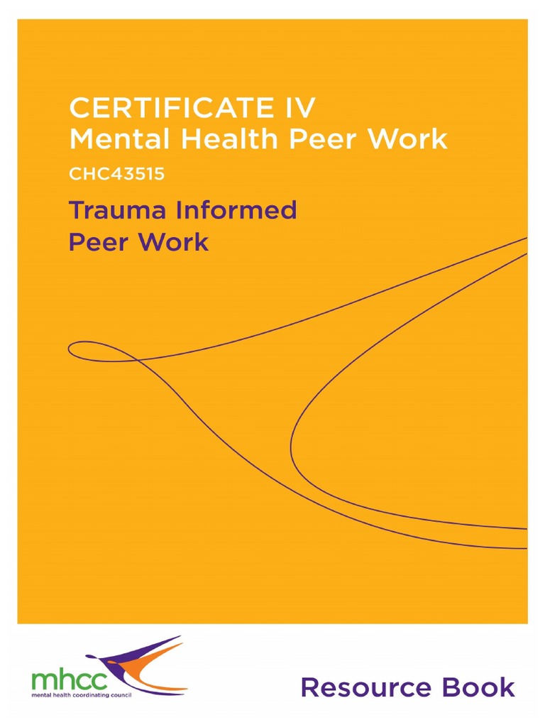 Trauma Informed Peer Work - Resource Booklet | PDF | Psychological ...