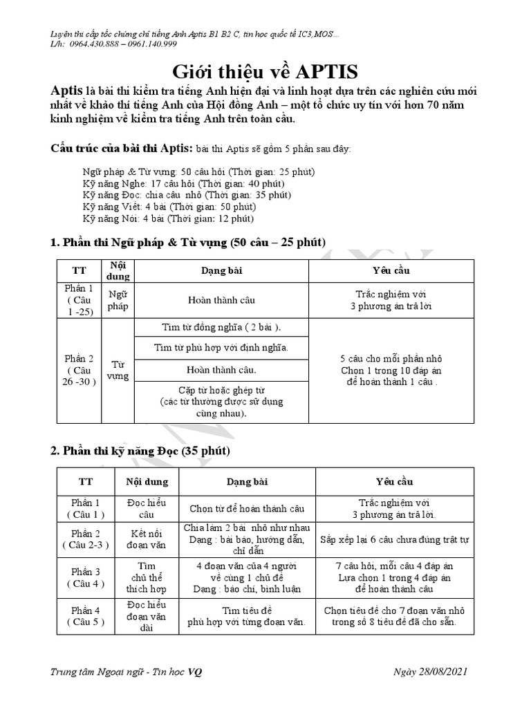 Gioi Thieu Aptis | PDF