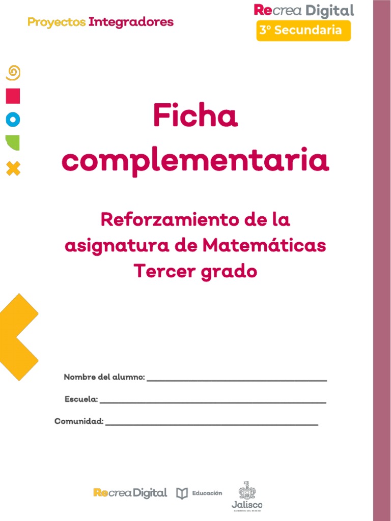 Ficha Complementaria Matemáticas | PDF | Triángulo | Ecuaciones