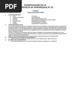 Sesion de Aprendizaje de Corel Draw | PDF | Aprendizaje | Maestros