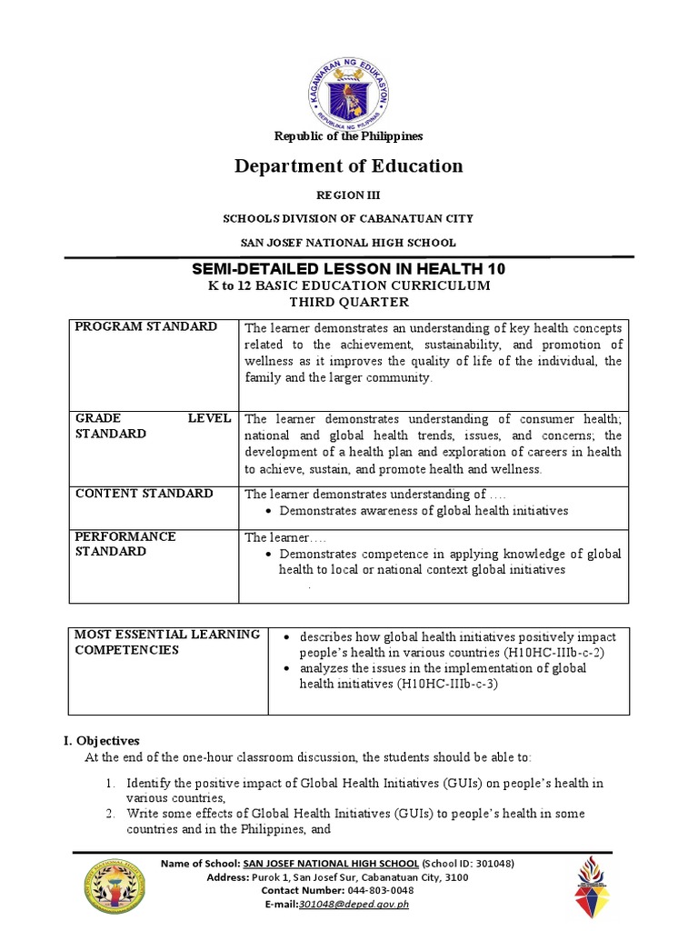 Classroom Observation DLL | PDF | Learning | Cognition