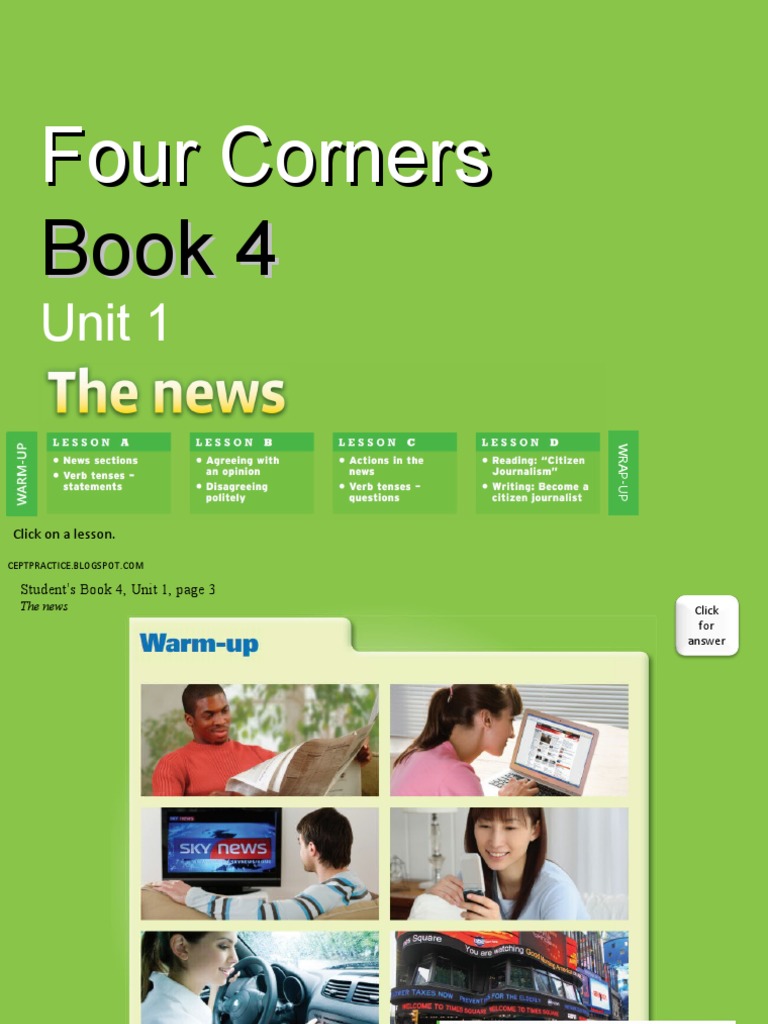 Four Corners Level 4 Unit 1 Overview | PDF