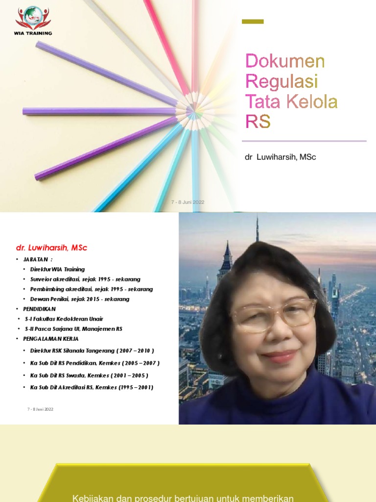 1 Dokumen Regulasi Tata Kelola Rs 1773 | PDF