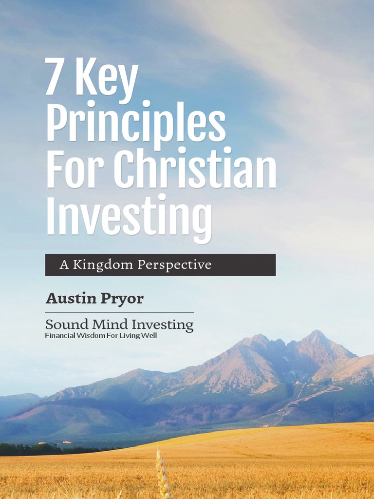 7 Key Principles For Christian Investing | PDF | Investing | Investor