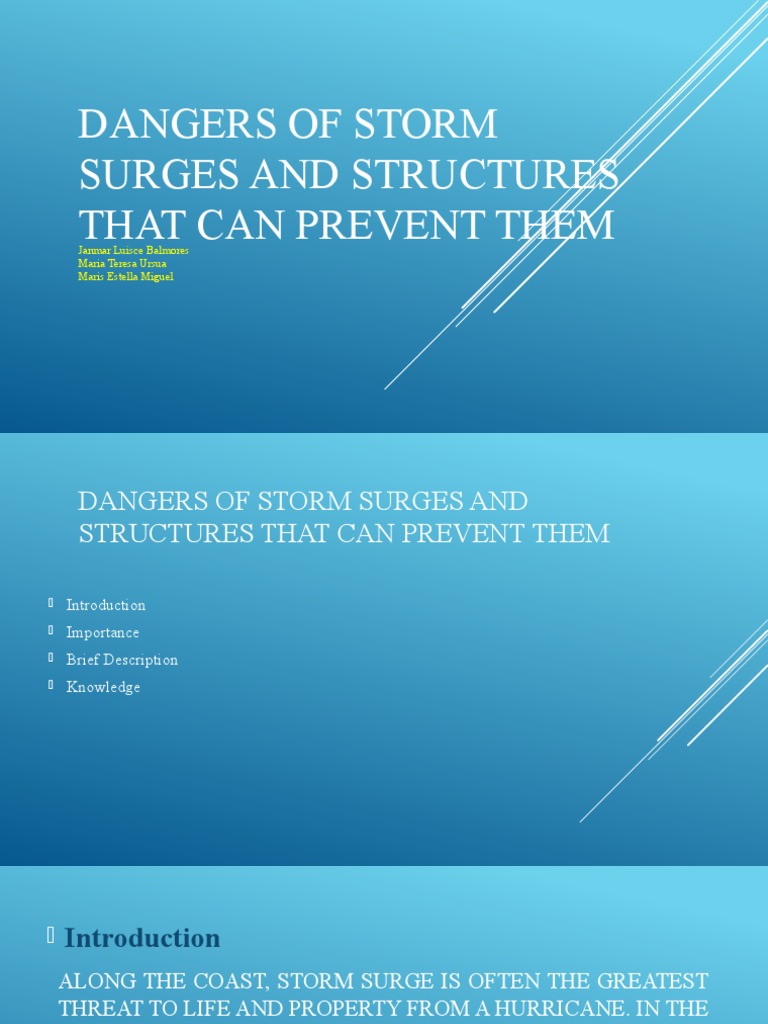 Storm Surge | PDF | Storm Surge | Tropical Cyclones