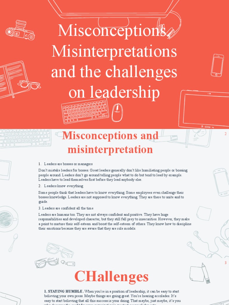 Explain The Misconceptions, Misinterpretation and Challenges On ...