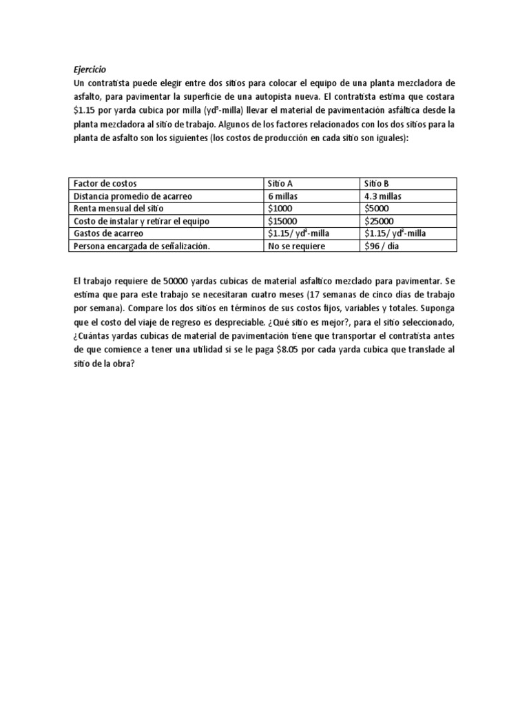 Ejercicios CFCV | PDF