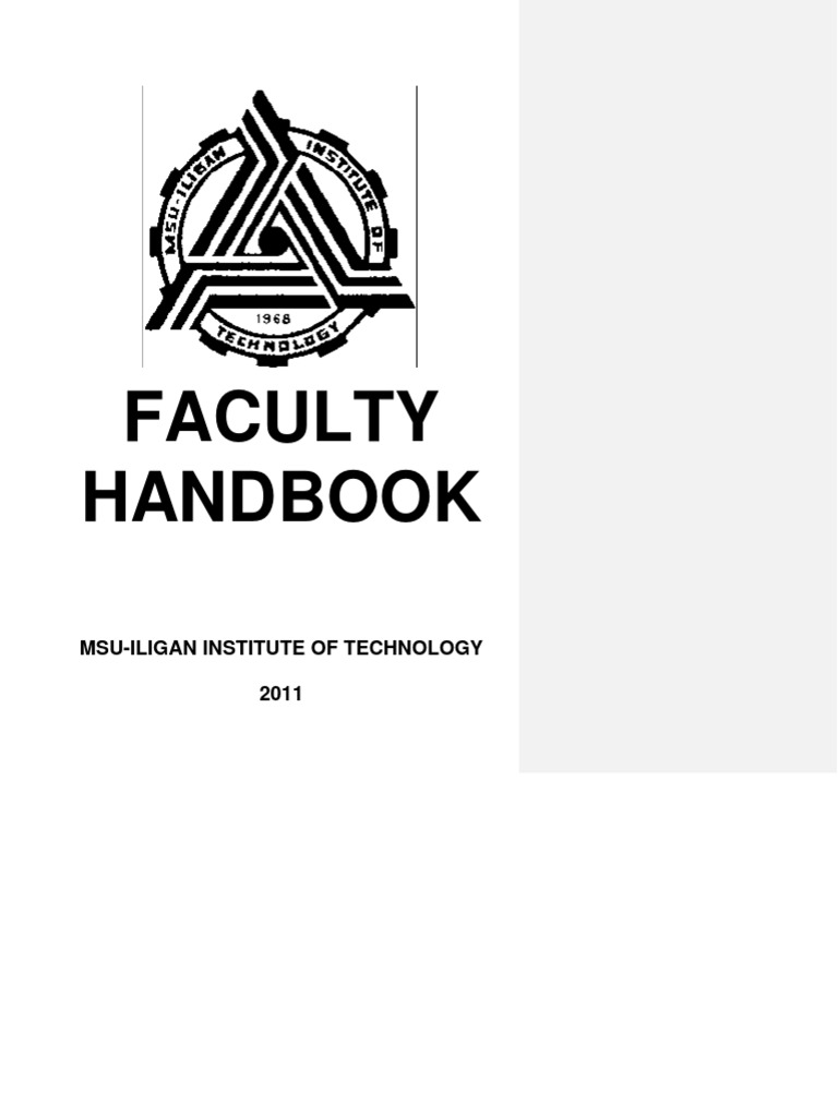 Faculty Handbook Final | PDF | Vocational Education | University