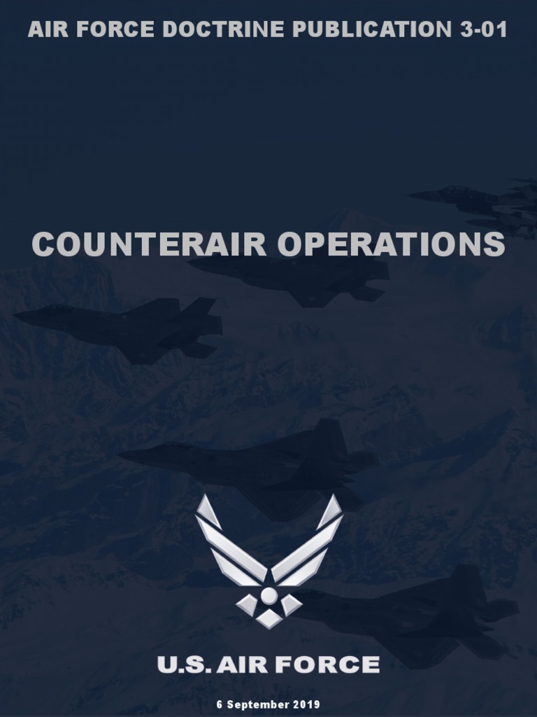 3 01 Afdp Counterair | PDF | Intelligence, Surveillance, Target ...