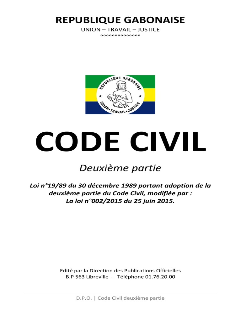 Livret - Code - Civil Deuxième Partie - Version Juin 2021 | Download ...