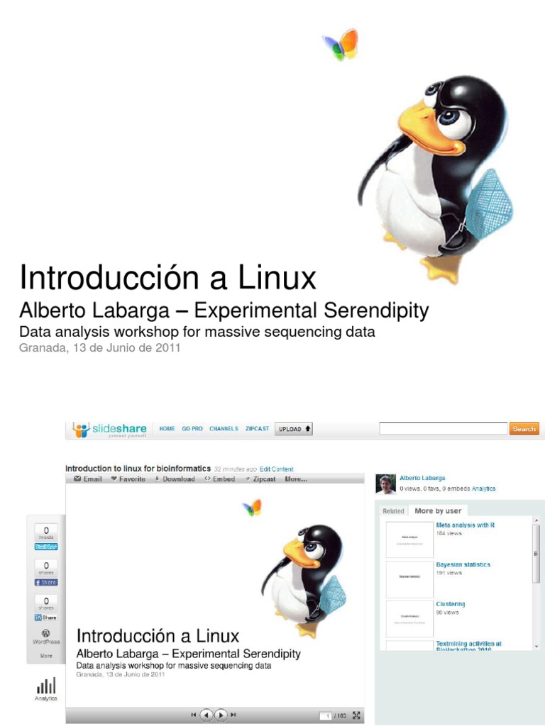 Linux For Bioinformatics | PDF | Interfaz de línea de comando | Archivo ...