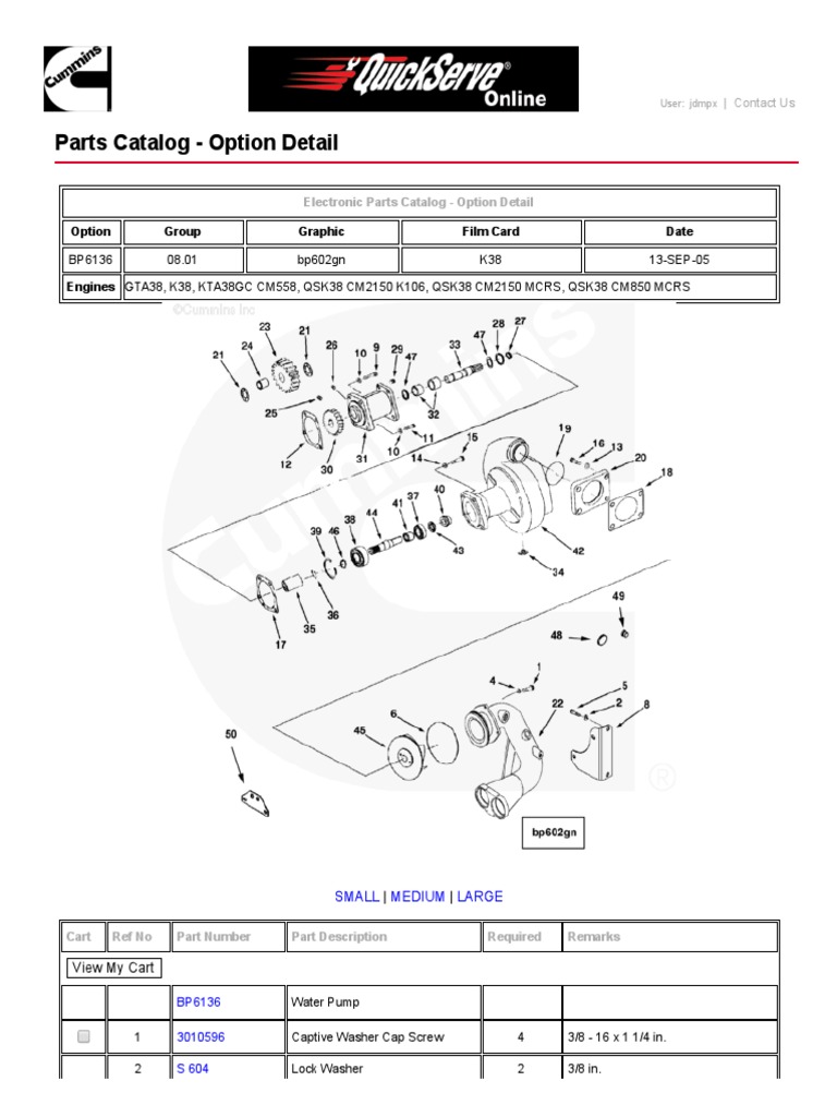Electronic Parts Catalog - Option Detail | PDF | Pump | Machines