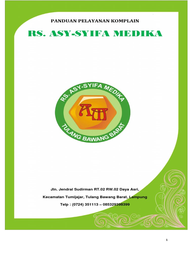 Panduan Pelayanan Komplain - HPK.3 | PDF