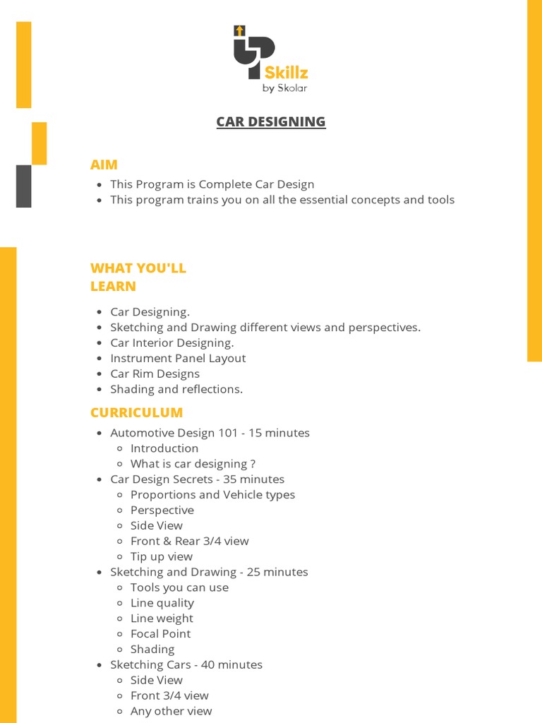 Complete Guide to Car Design | PDF | Technology & Engineering