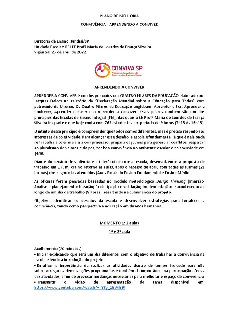 Aprendendo A Conviver Pdf Comunicação