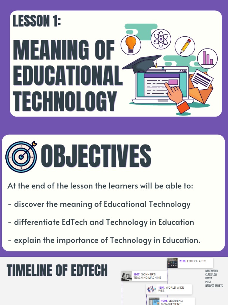 An Introduction to Educational Technology: Defining Educational ...