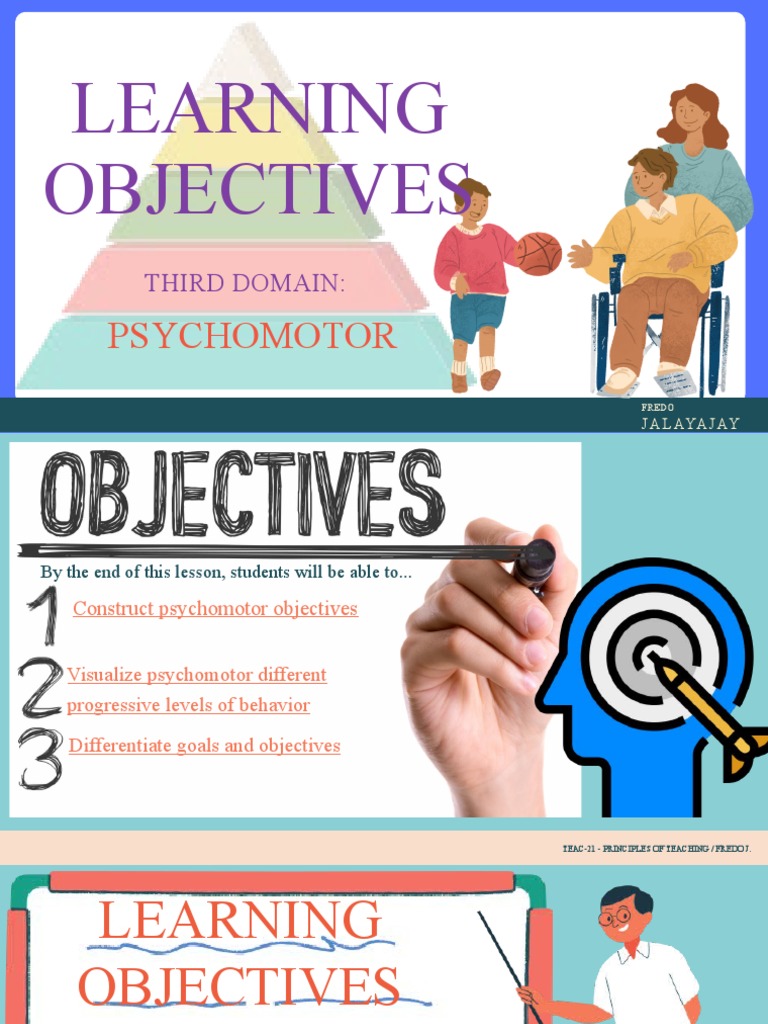 Learning Objectives - Psychomotor | PDF | Learning | Perception