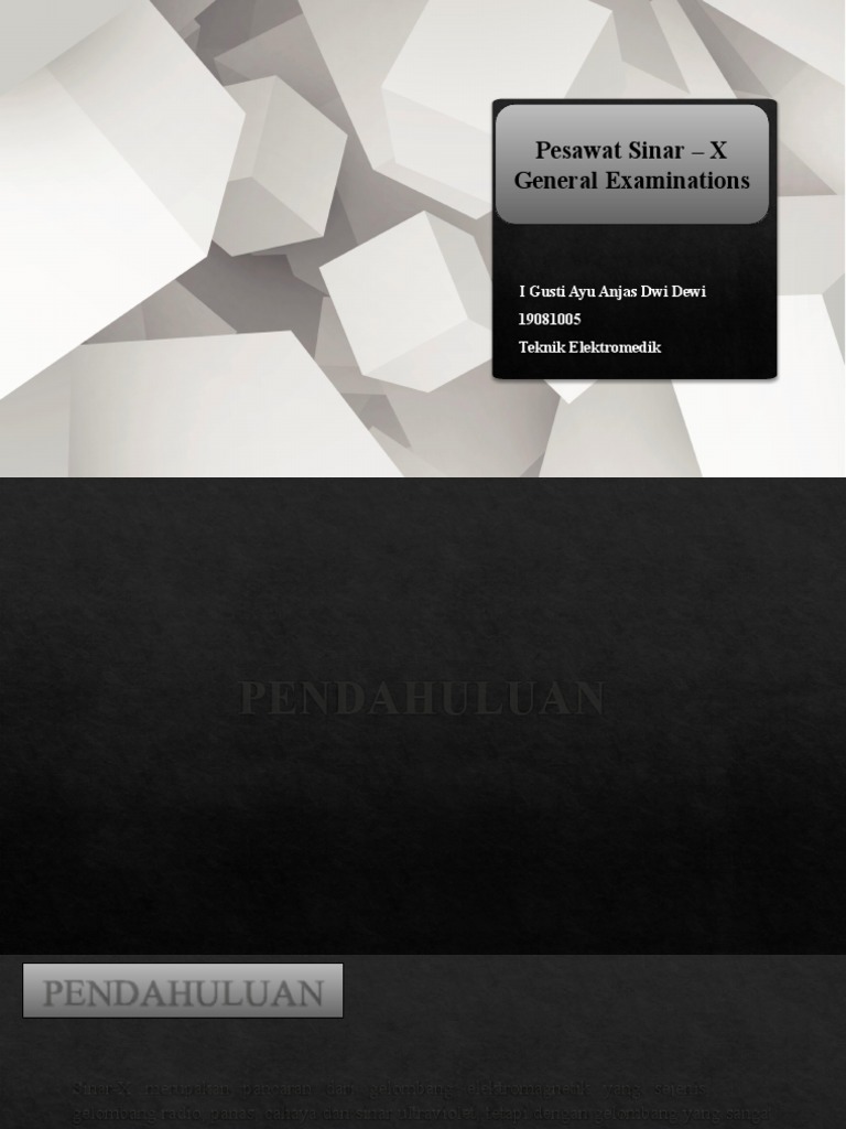 Peralatan Radiologi 3 19081005 Anjas | PDF