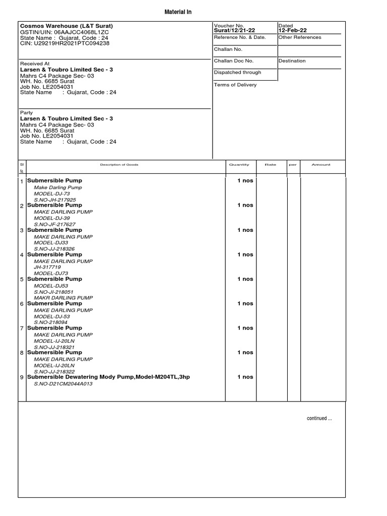 Inventory Voucher | Download Free PDF | Engineering