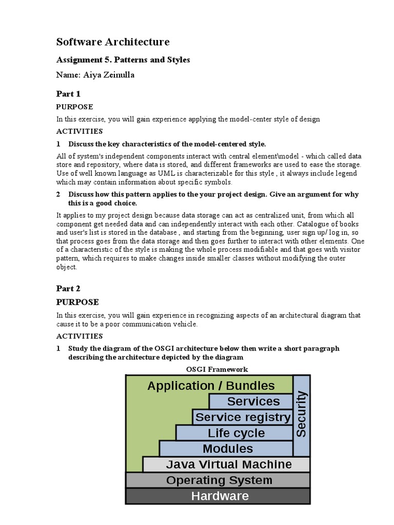 SA Lab Work5 | PDF | Operating System | Computer Architecture