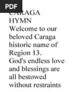 Region 1 Hymn Lyrics | PDF | Poetry