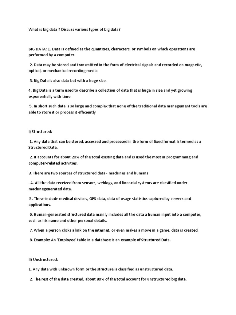 Big Data Answers | Download Free PDF | Apache Hadoop | Data Analysis