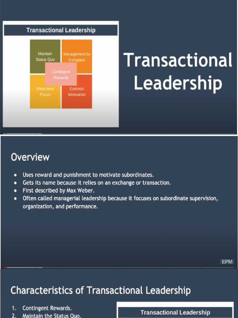 Transactional Management | PDF | Self-Improvement