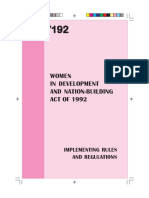 RA 7192 - Women in Development and Nation Building Act | PDF ...