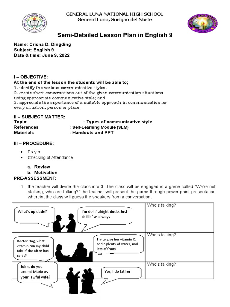 Lesson Plan With Wins Integration | PDF | Hand Washing | Communication