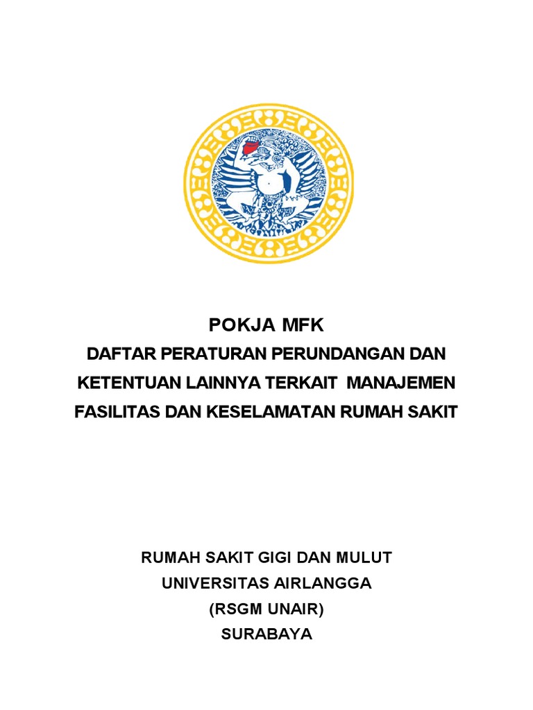 MFK 1. Daftar Perundangan Dan Peraturan Terkait MFK | PDF