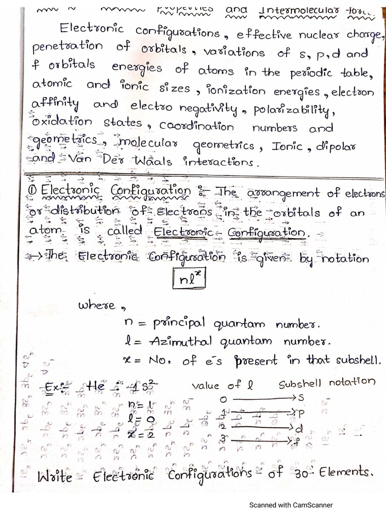 Jntuh Chemistry Notes Chapter 1 | PDF