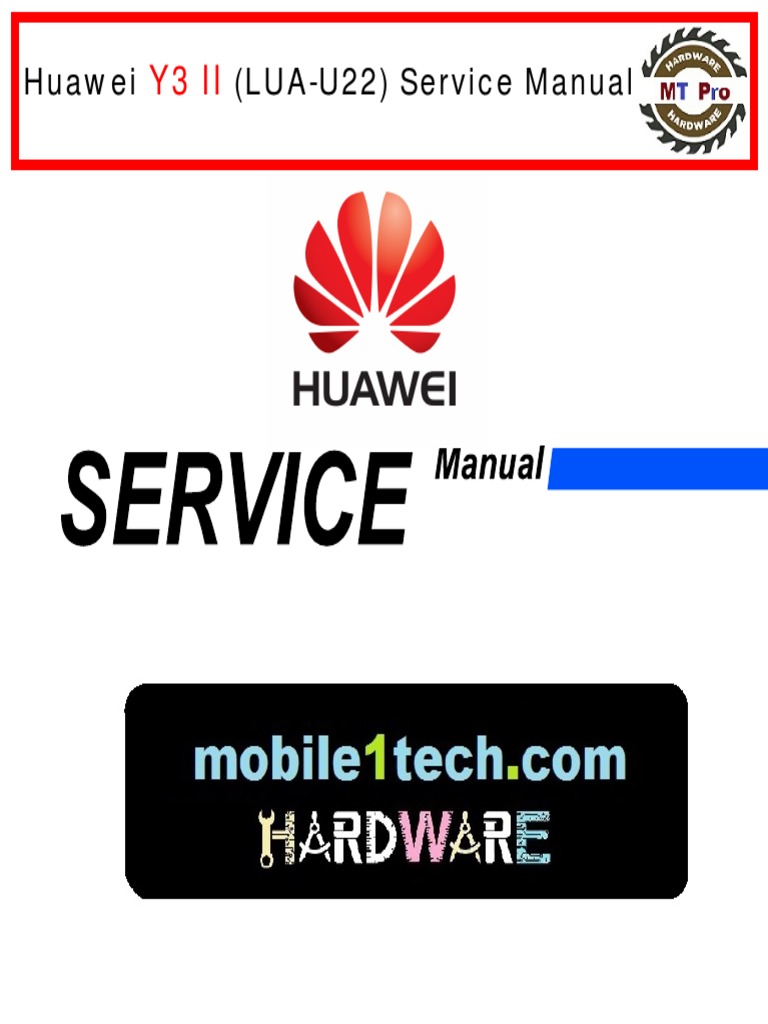 Huawei (LUA-U22) Service Manual | PDF | Battery Charger | Usb
