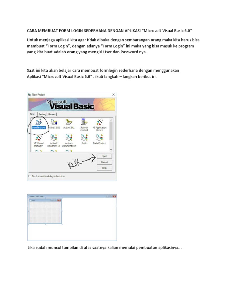 Cara Membuat Form Login Sederhana | PDF