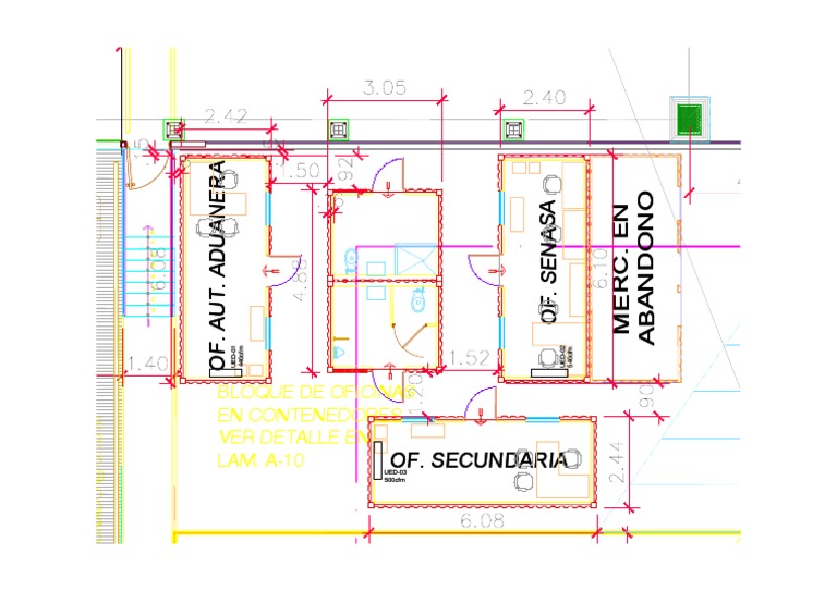 ARQ-VC-121-OP-DW-0002-A01 A02 A03 A04 A05 Contenedor | PDF