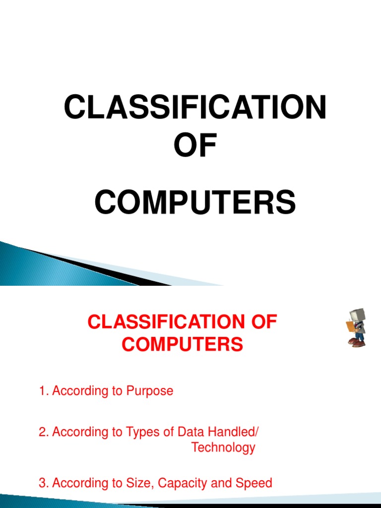 Classification of Computers | PDF | Personal Computers | Mainframe Computer