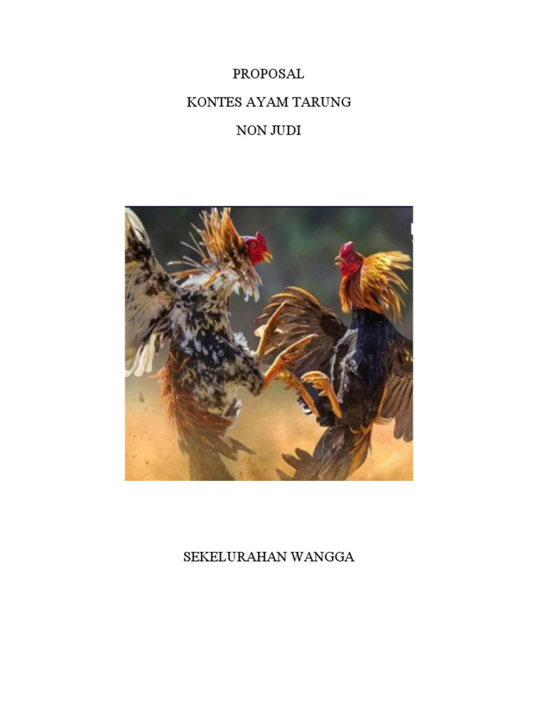 Proposal Ayam Tarung Wangga (Autorecovered) | PDF