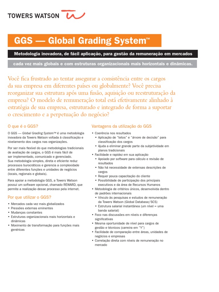 GGS - Global Grading System | PDF | Gestão de recursos humanos | Business