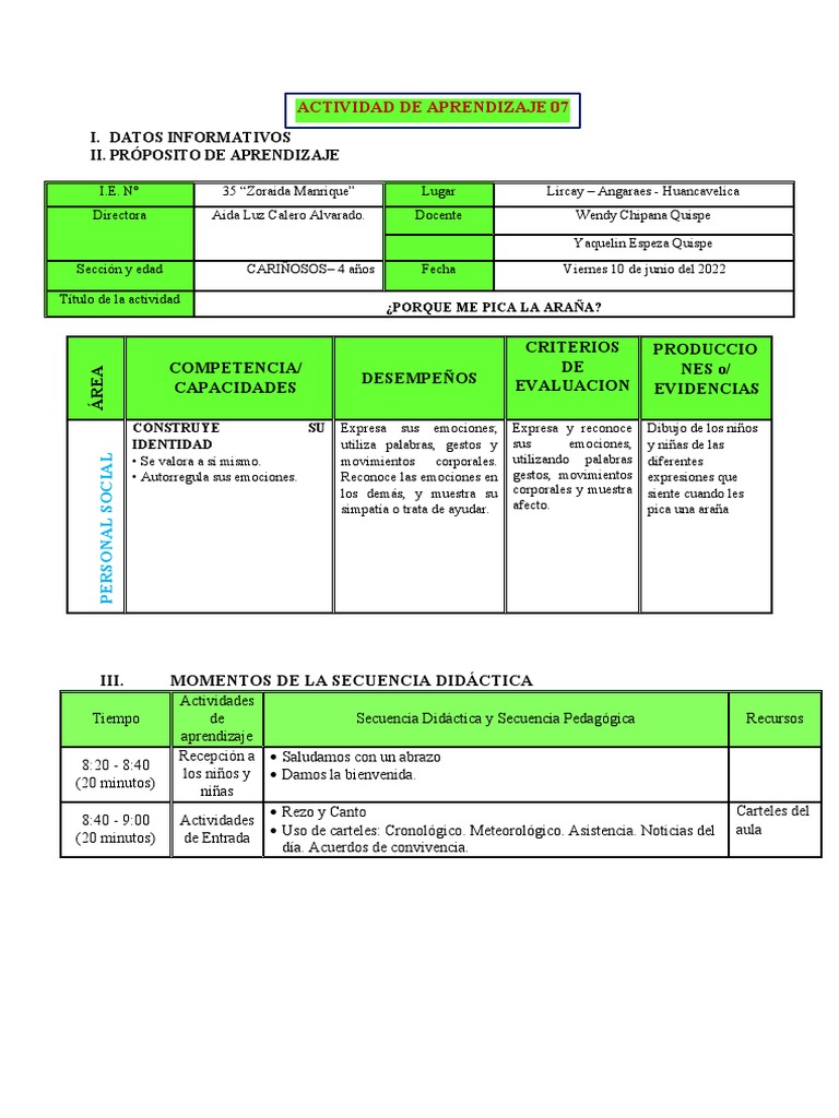 ACTIVIDAD 7 Imprimir | PDF | Las emociones | Cognición