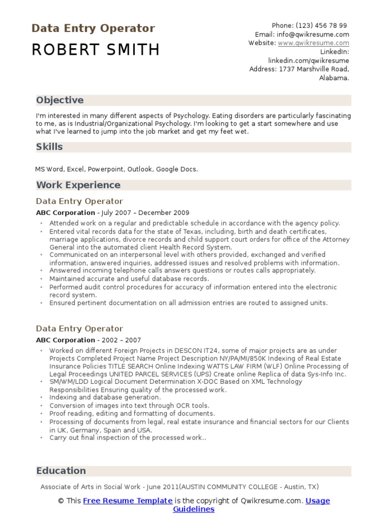 Data Entry Operator 1559722837 | PDF | Databases | Data